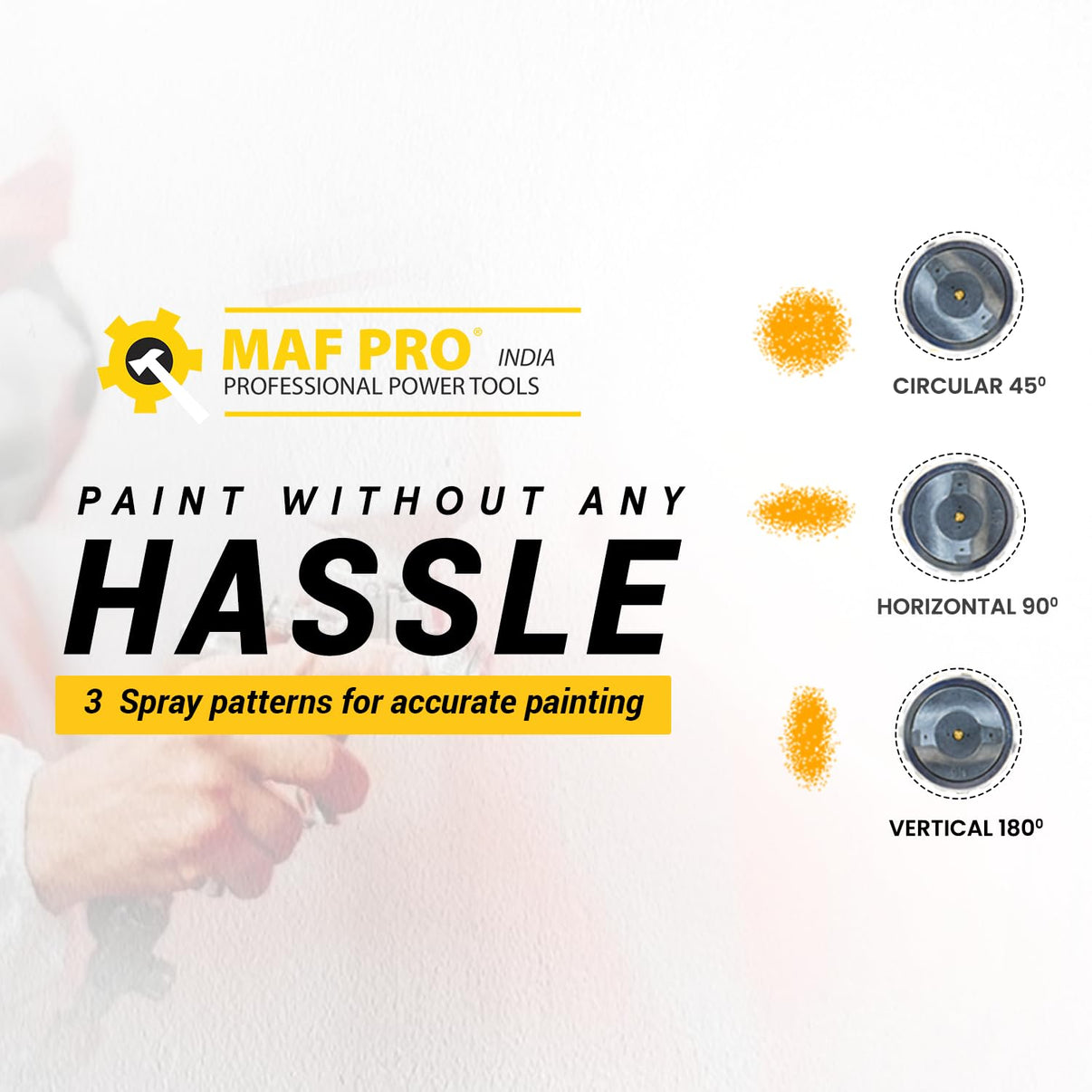 MAF PRO ASG4002 Air Spray Gun, 400ml Capacity | 1.5mm Nozzle Stainless ...