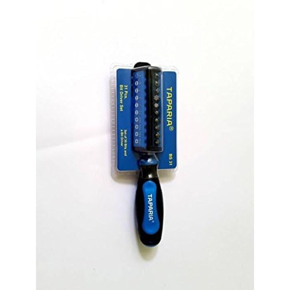 Taparia BS31 Steel Bit Driver Set (Multicolour, 31-Pieces) – Aegon Power