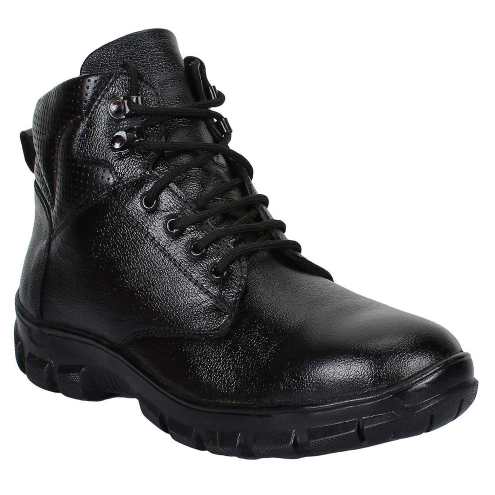 Buy Aegon Tusker Black Industrial Water Resistant Safety Shoes for Men ...